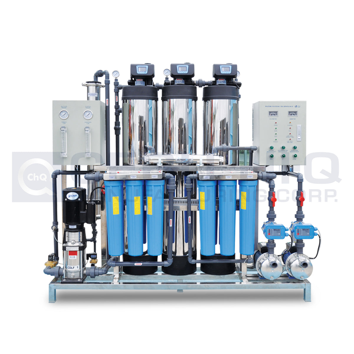 Optima 1000 3,000 gpd Commercial R.O System – CEBU HIQ MFG. CORP.