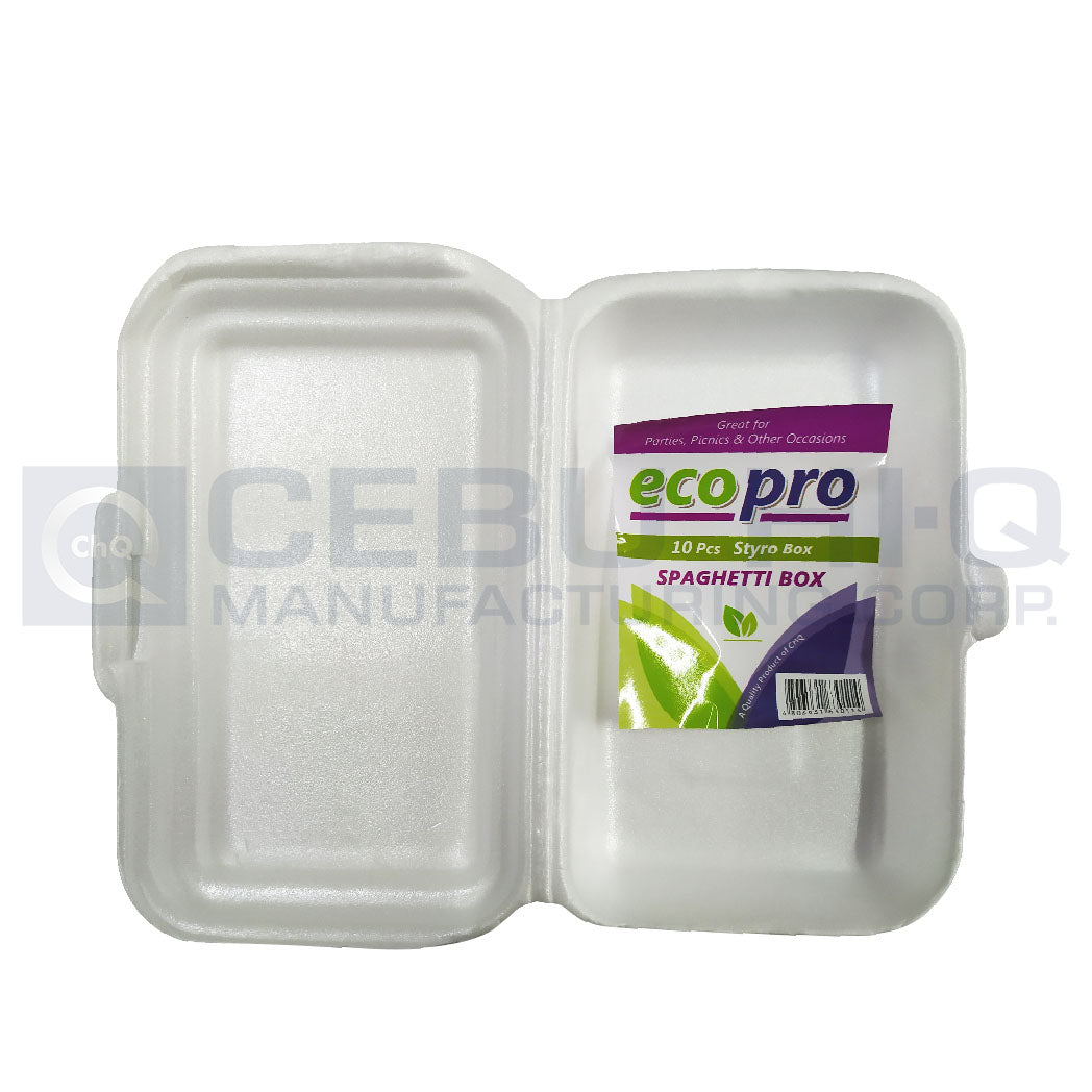 Styro Spaghetti Box- White – CEBU HIQ MFG. CORP.